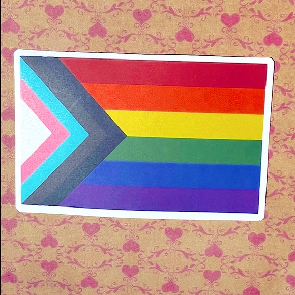 Hand Crafted | Design | Flag Pride Month Lgbtqia Rainbow Vibrant Single ...